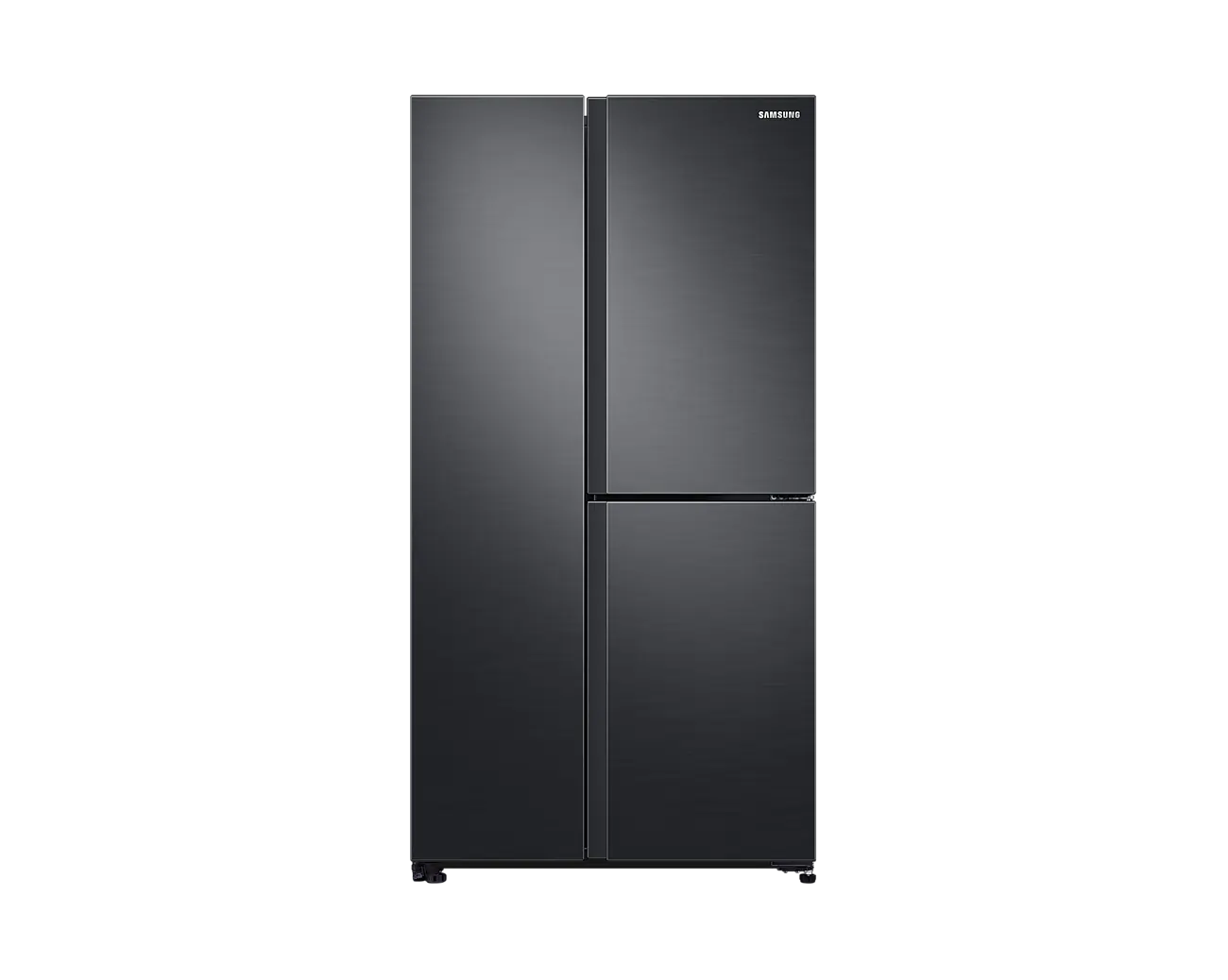 Samsung 24 3 Cu ft 3 Door Side By Side Gentle Black Matte Opulence Samsung 24 3 Cu ft 3 Door Side By Side Gentle Black Matte Opulence