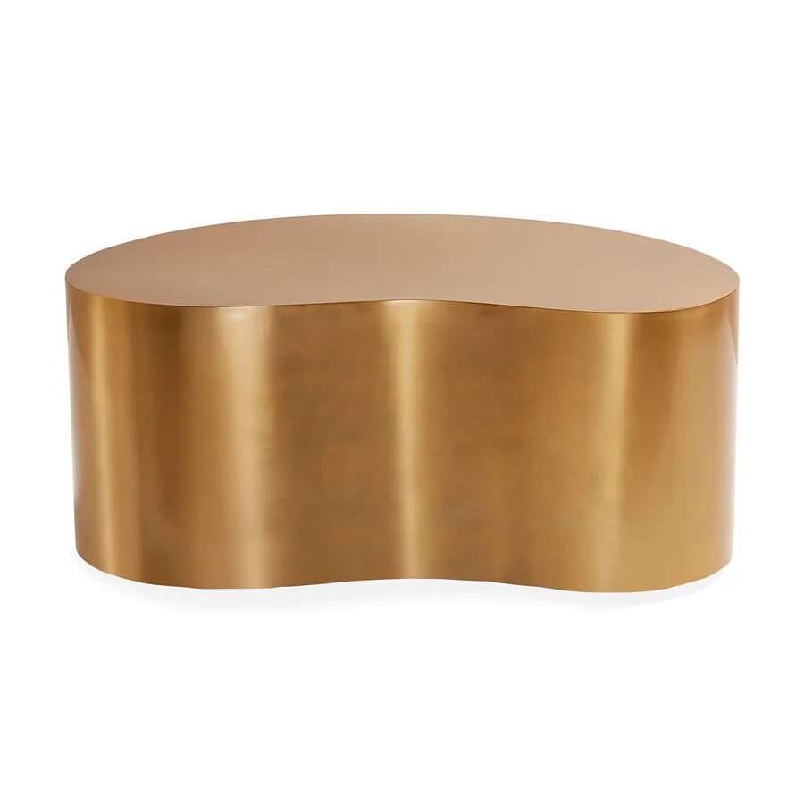 KIDNEY TABLE - SMALL - BRASS – Opulence Design Concept